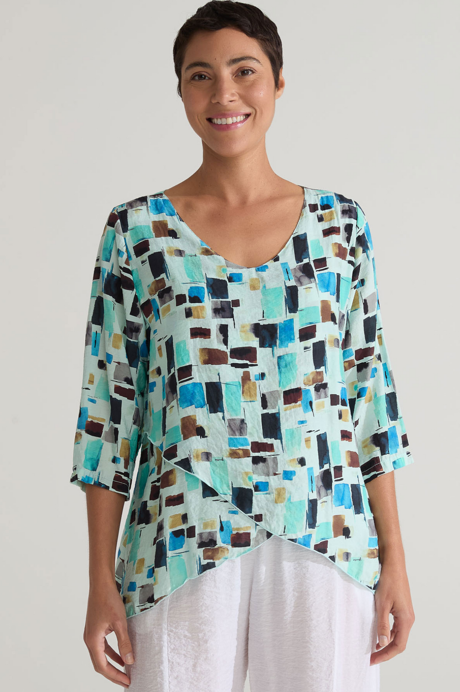 Linen Tunic Tops for Women Habitat tunics, Cut Loose tunics, color me ...