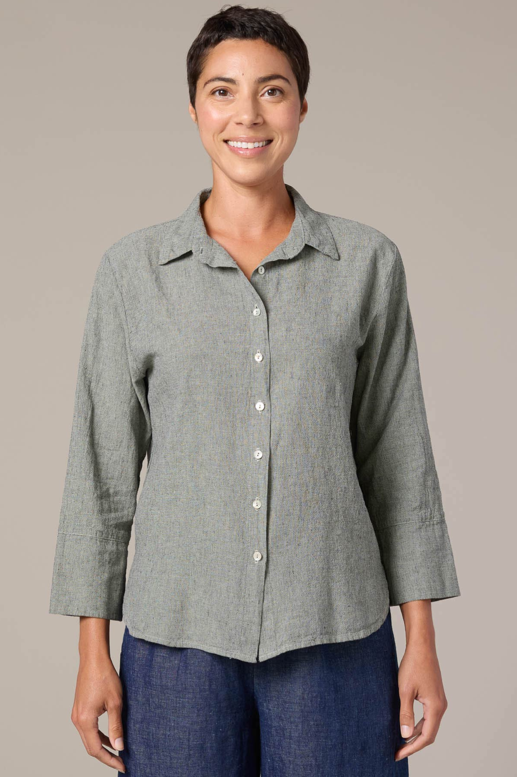 Linen Tunic Tops for Women – thread to cloth