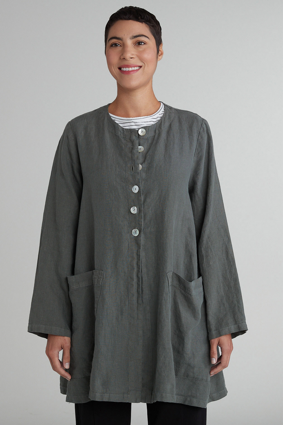 Linen Tunic Tops for Women Habitat tunics, Cut Loose tunics, color me ...