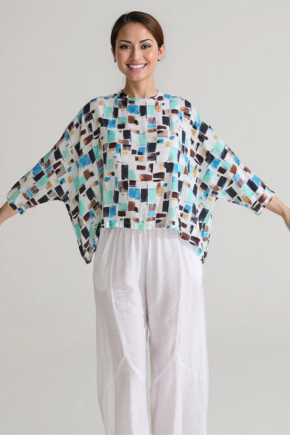 Linen Tunic Tops for Women Habitat tunics, Cut Loose tunics, color me ...